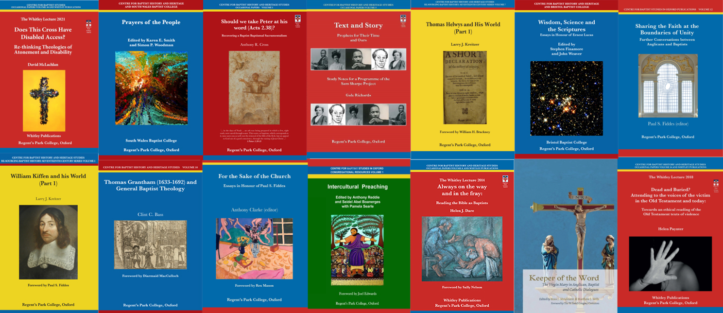 CBS Book montage - Regent's Park College